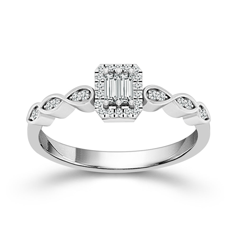 Forever Framed Baguette Diamond Promise Ring – Harry Ritchies